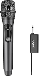 Amazon.com: Aveek Wireless Karaoke Microphone, Handheld Mic with ...