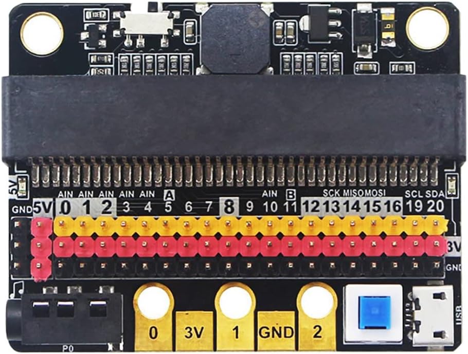 Amazon.co.jp: BYSL Microbit用拡張ボードIO BIT V2.0 Micro：Bit水平アダプタープレート ...
