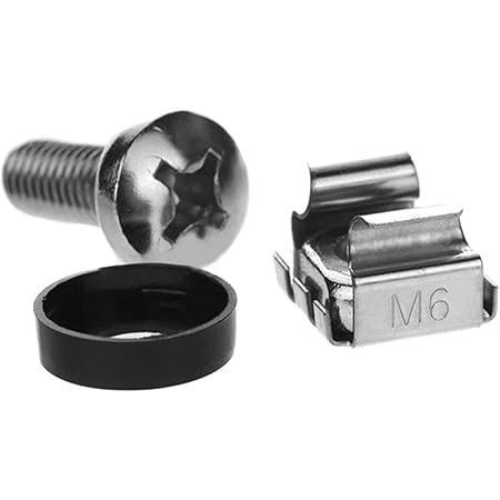 Amazon.com: StarTech.com 50 Pack 10-32 Server Rack Cage Nuts and Screws ...