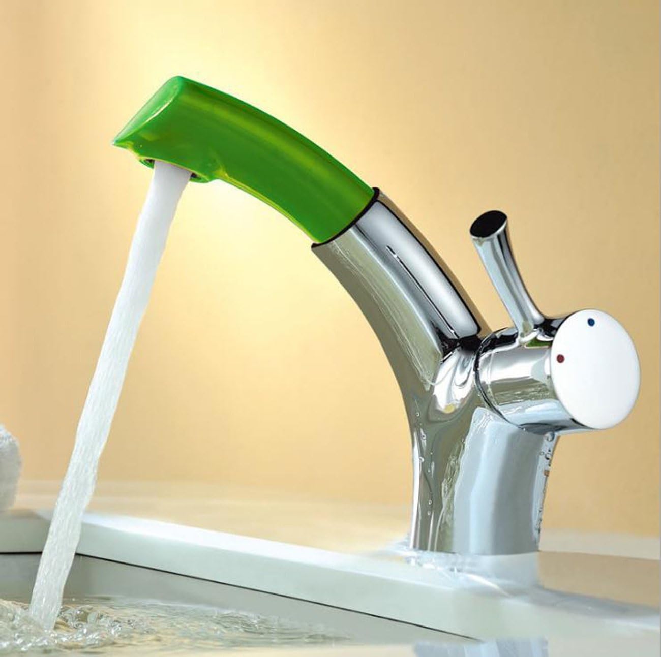 HanMei Copper Telescopic Green Basin Mixer For Kitchen , Hd-Qylvse ...