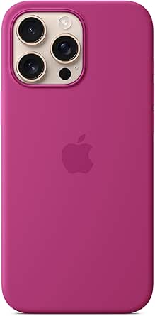 Amazon.com: Apple iPhone 16 Pro Max Silicone Case with MagSafe and Camera Control: Lightweight ...