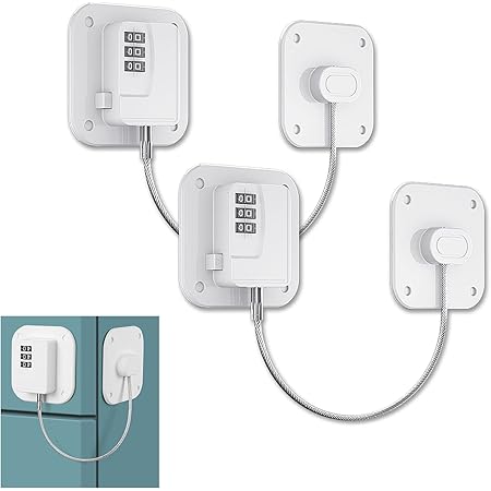 Amazon.com: Refrigerator Lock, Fridge Lock for Kids Password Lock ...