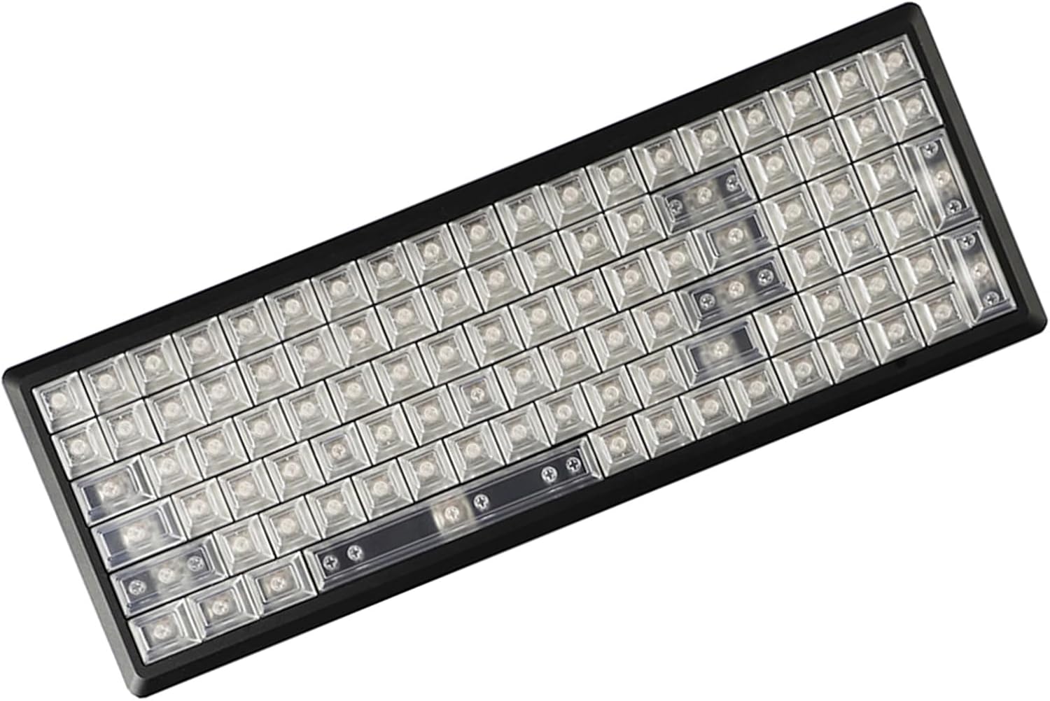 122PCS Keycaps Translucent Wordless Keycap DSA Height Set for ...