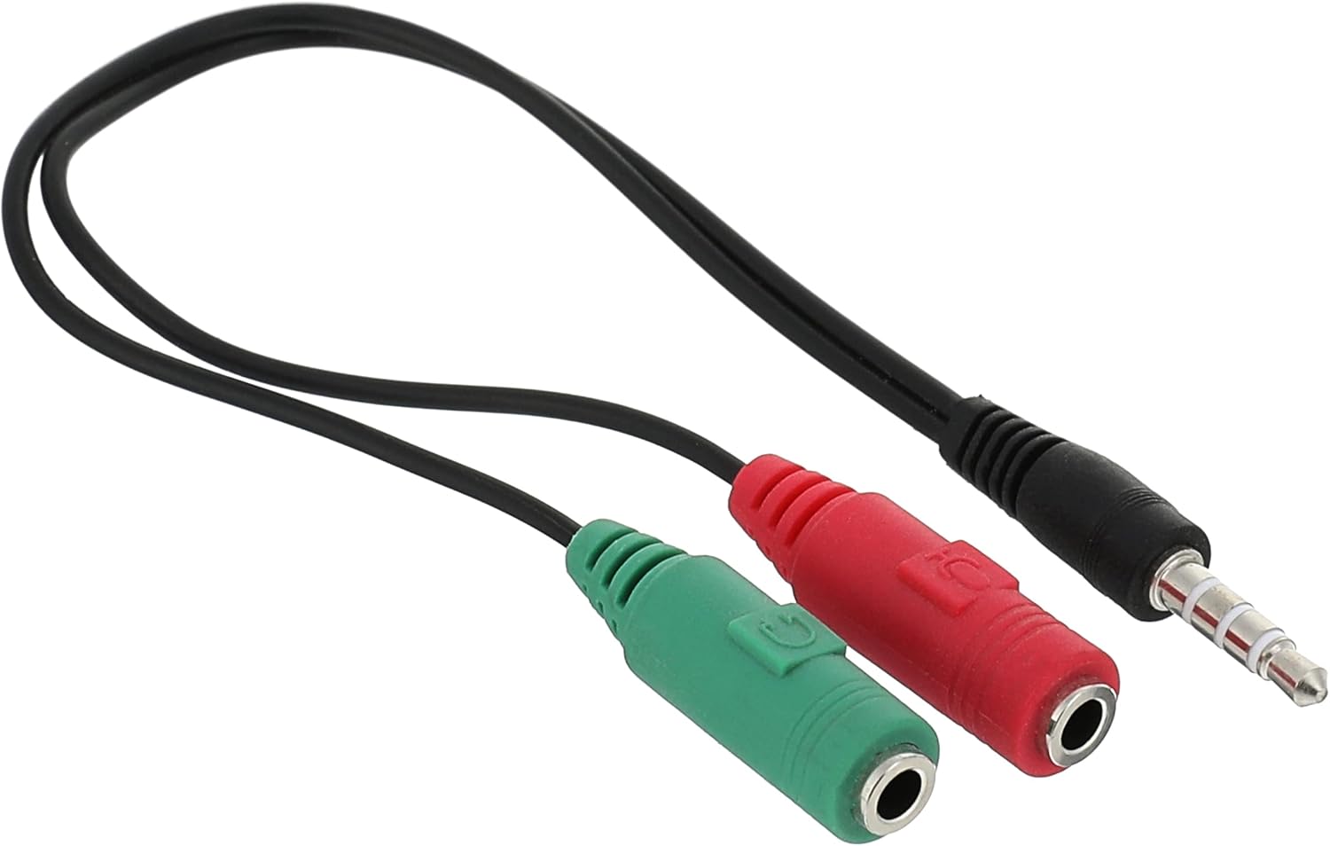 Microphone mic and earphone female extension audio splitter, HDMI: Buy ...