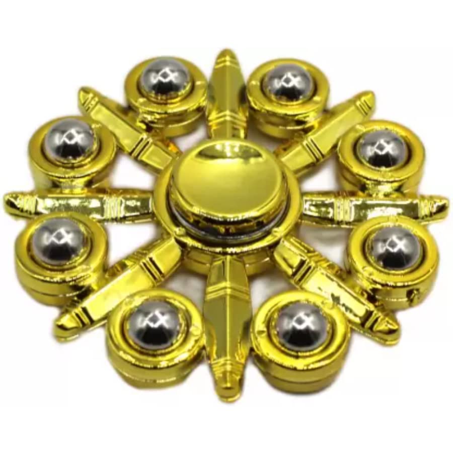 Very Beautiful 8 Sided Metal Titanic Spinner (Titanic Spinner_Golden ...
