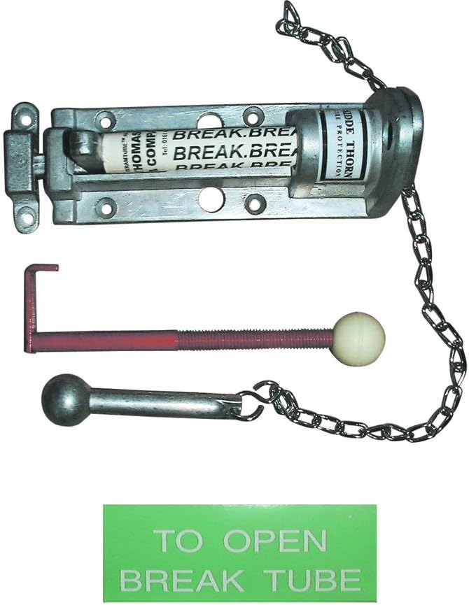 THOMAS GLOVER 46/32951 Redlam Mk2 Break Glass Bolt - Silver : Amazon.co ...