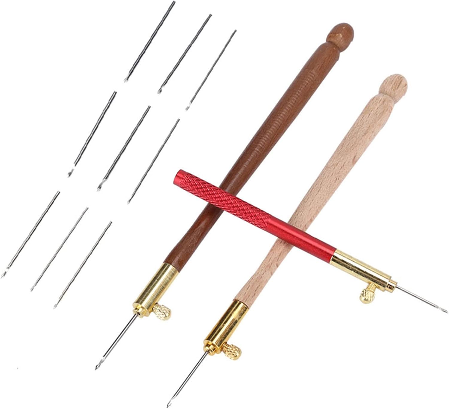 Amazon.com: Crochet Hook Beaded Needle Embroidery Beading Knitting DIY ...