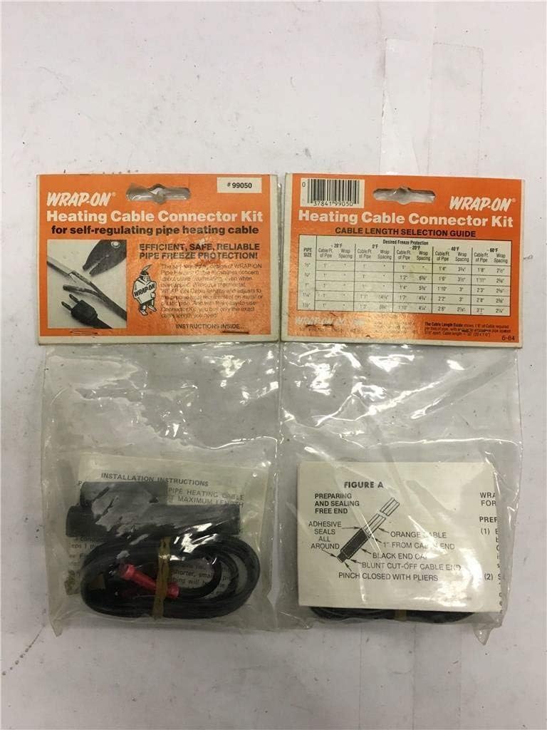 Heating Cable Connector Kit For Self Regulating Pipe Heating Cable Wrap ...