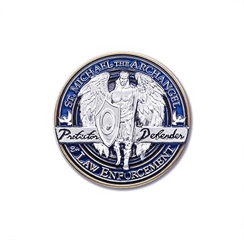 Amazon.com: Saint Michael Lapel Pin: Clothing, Shoes & Jewelry
