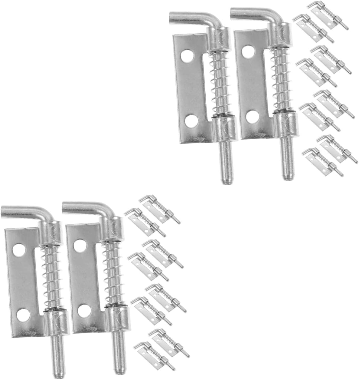 Amazon.com: 20 Pcs Spring Latch Spring Bolt Latch Security Barrel Bolt ...