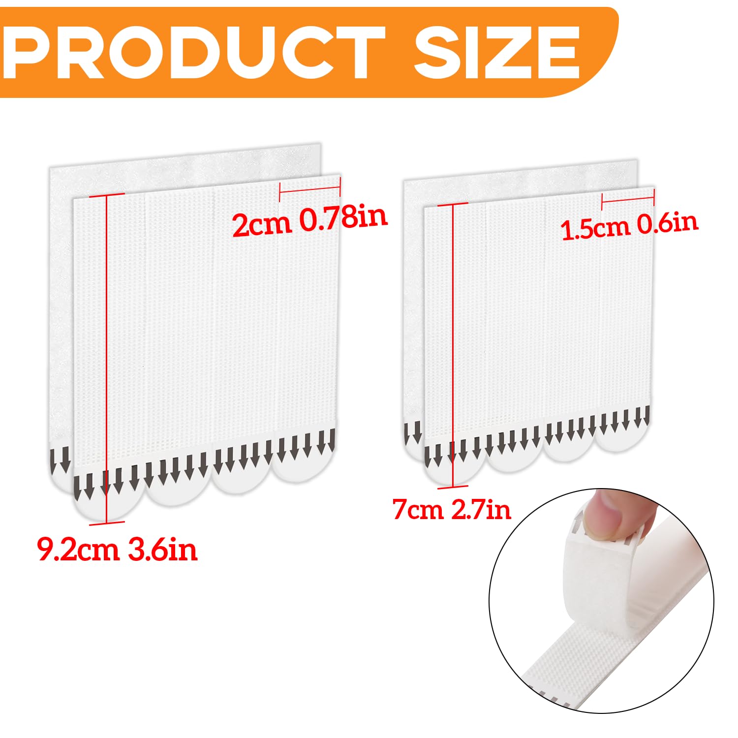 Snapklik.com : Picture Hanging Strips 24 Pairs Heavy Duty Picture ...