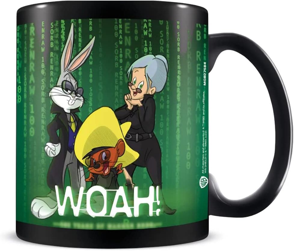 Amazon.com: Pyramid International Looney Tunes and The Matrix Mug ...