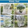 Amazon.com : BKDMZZMY Garden Netting with Drawstring and Zipper, 5.9x6.6FT Fruit Tree Netting ...