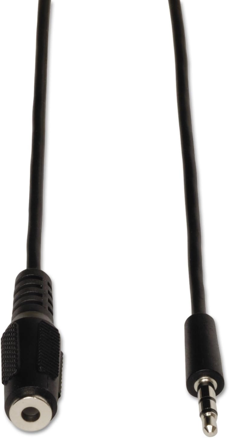 Amazon.com: Tripp Lite 3.5mm Mini Stereo Audio Extension Cable for ...