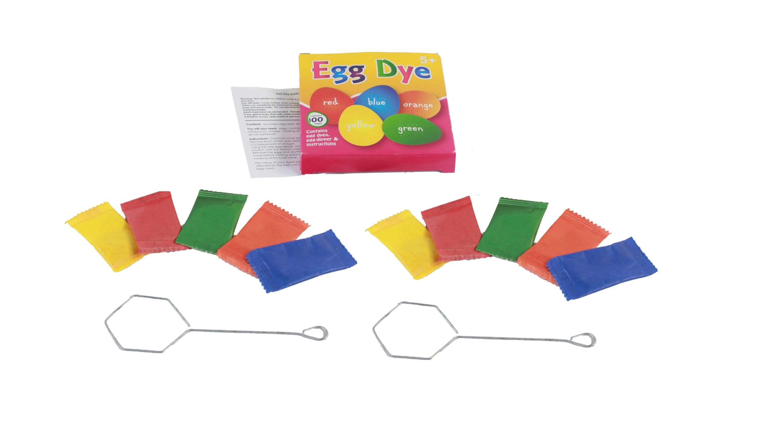 Easter crafts | Egg Decoration Dye Kit | Pack of 5 colours | Dyes 100 ...