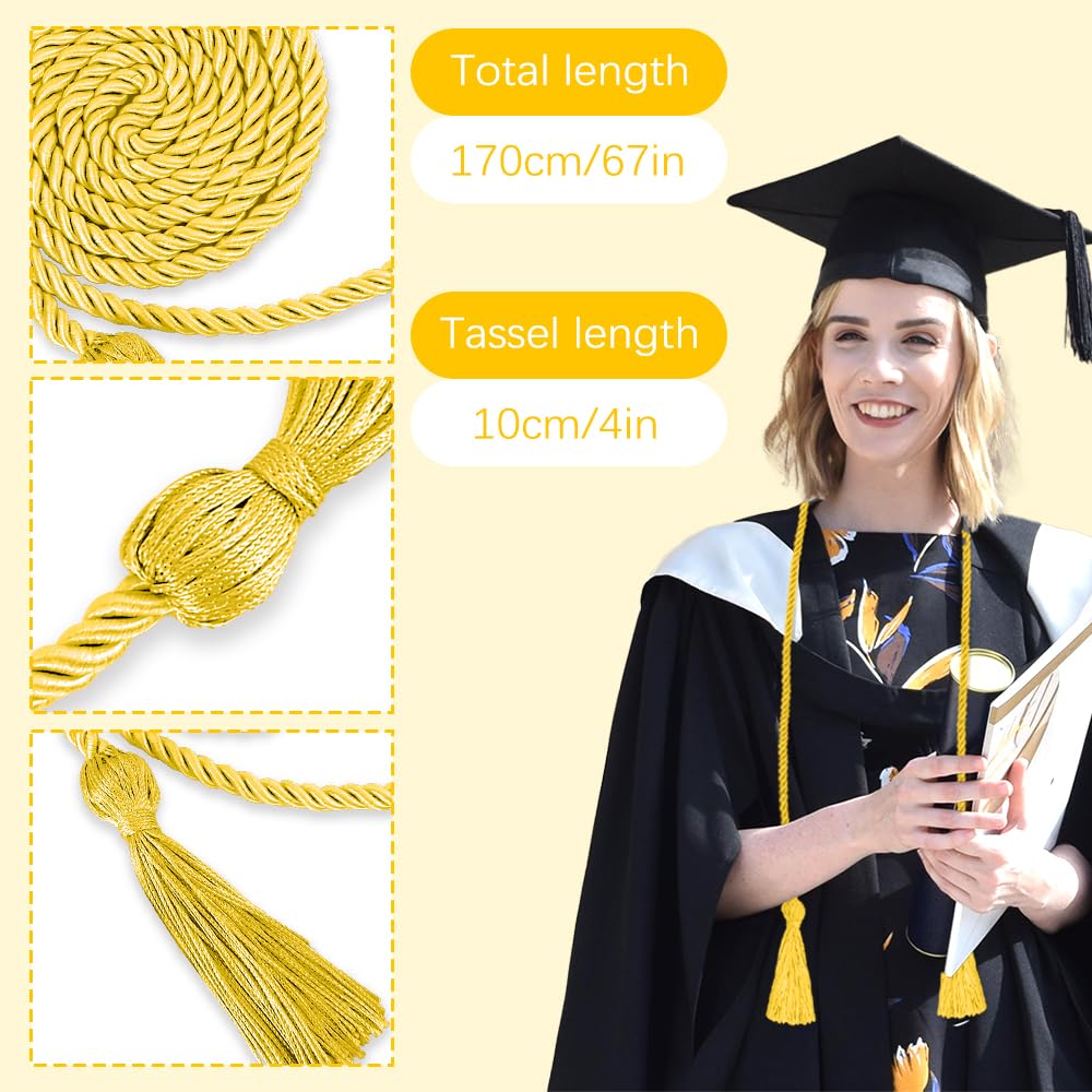 Snapklik.com : Graduation Cords Honors Cords For Graduation Gold Honor ...