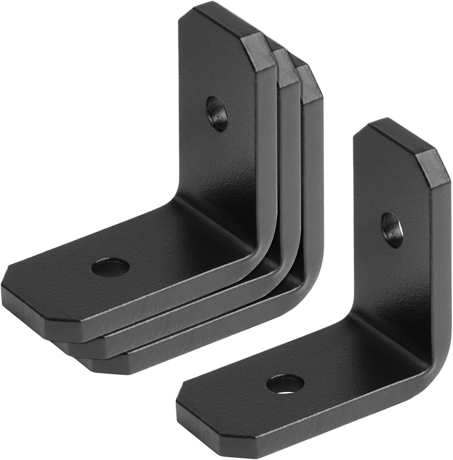 Amazon.com: eoere 4 PCS 2" x 1" Heavy Duty Black Rafter Clips Brackets ...