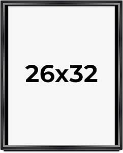 Amazon.com - 26x32 Shadow Box Black Beveled Display Frame | 1.5 Inch ...