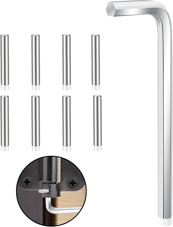 Amazon.com: Spring Hinge Tension Pin Replacement Kit Self Closing Door ...