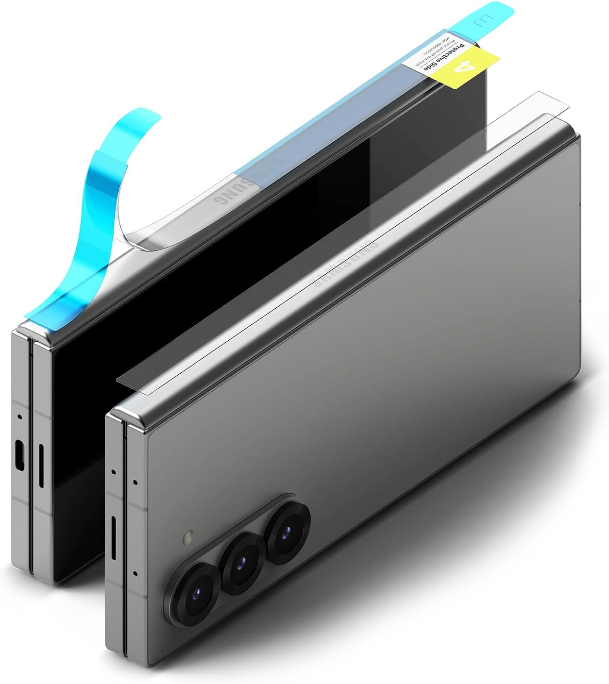 Amazon.com: Ringke Hinge Dual Easy Film Compatible with Samsung Galaxy ...