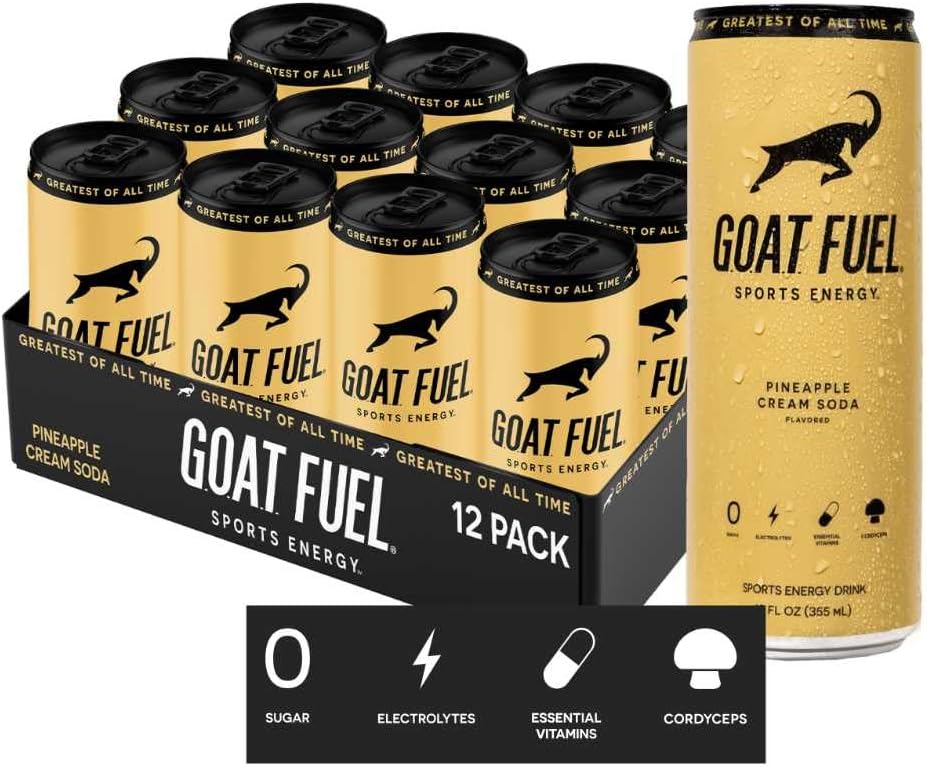 Amazon.com : GOAT Fuel® Preworkout Sports Energy Drink - Sugar-Free Pre ...