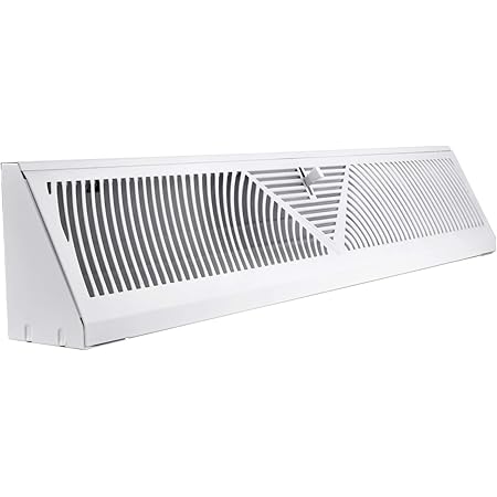 Truaire C120SW 24-Inch(Duct Opening Measurements) Floor Baseboard ...