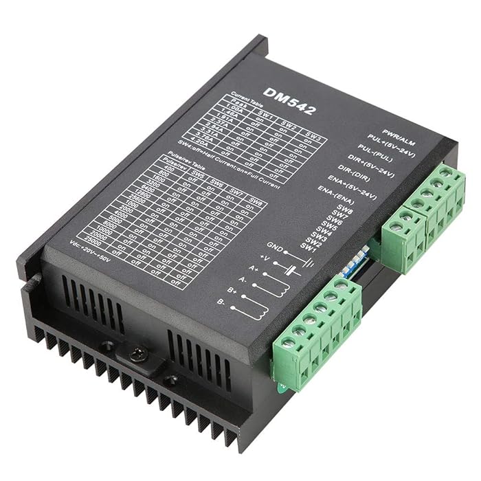 Buy DM542 2-phase Stepper Motor Driver 57/86 Series Digital Motor ...