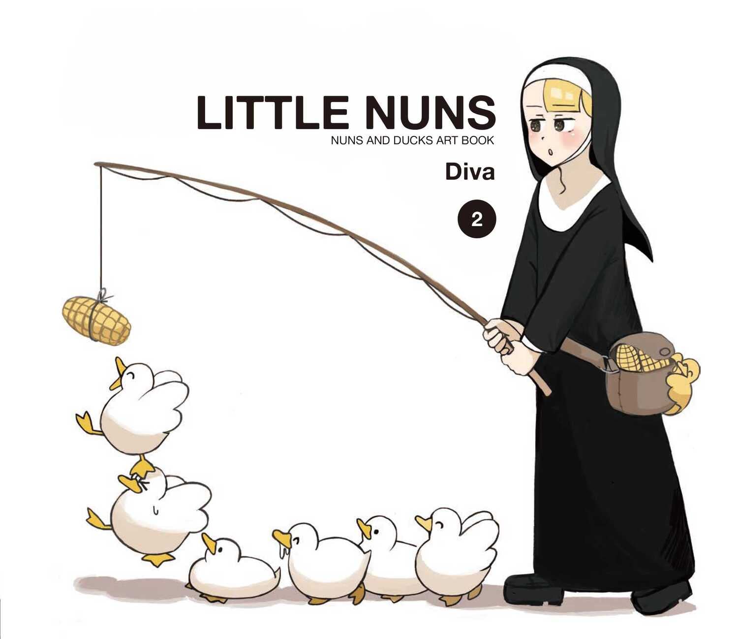 Amazon.com: LITTLE NUNS NUNS AND DUCKS ART BOOK 2: 9784049142952 ...