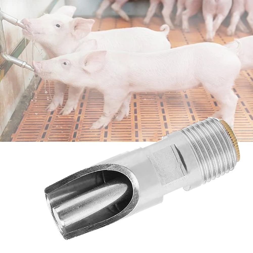 12 Pieces Pig Nozzle Nipple Drinker Stainless Steel Philippines | Ubuy