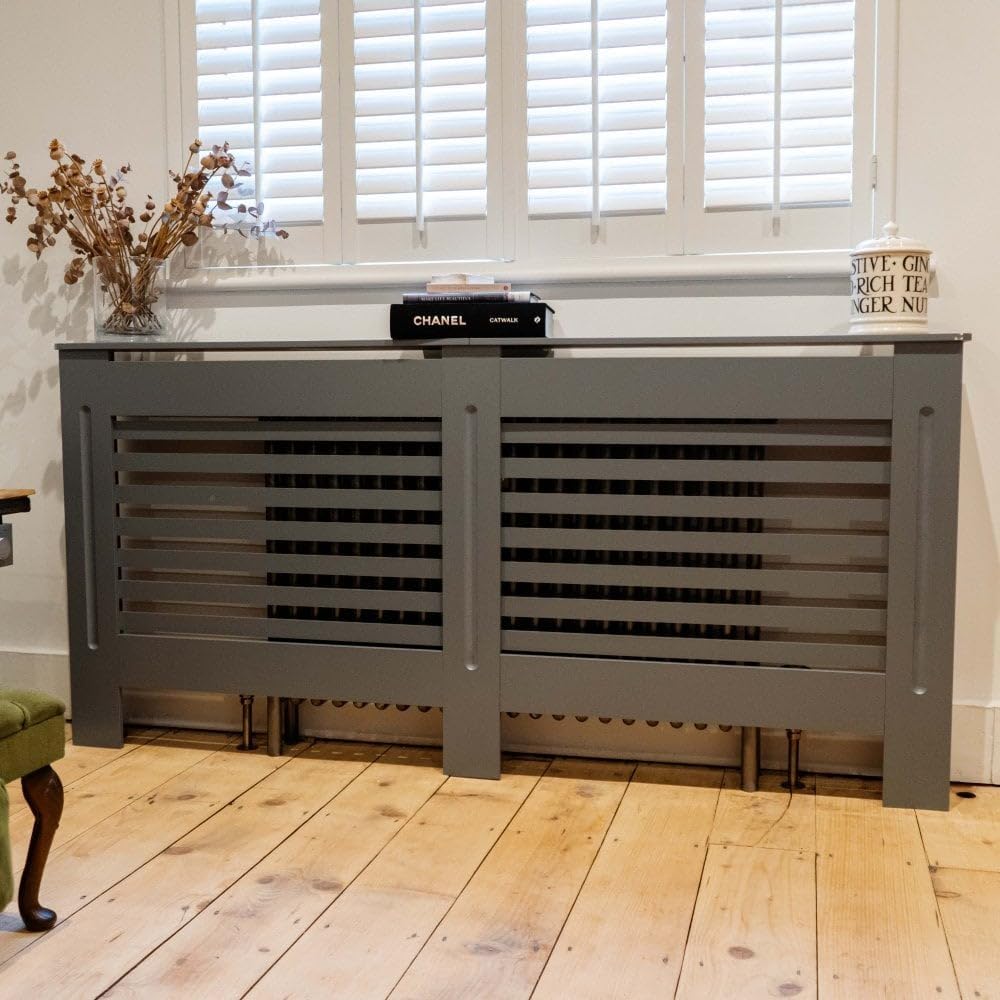 Jack Stonehouse Extra Large Radiator Cover Matt Grey Paint Over ...