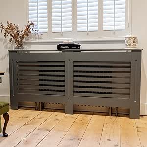 Jack Stonehouse Extra Large Radiator Cover Matt Grey Paint Over ...