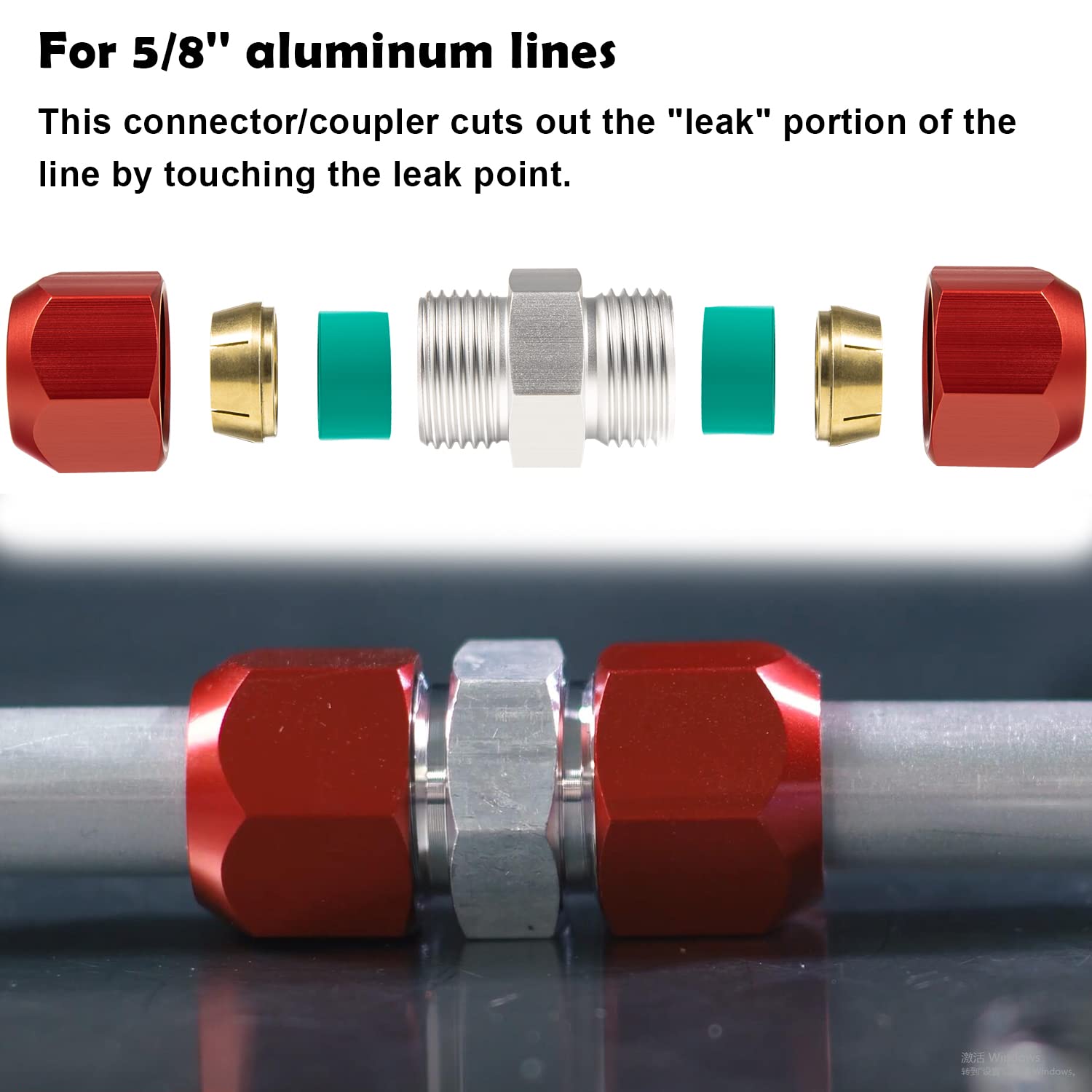 Snapklik.com : 800-640 Line Splice Connector Splicer Coupler For 5/8 ...