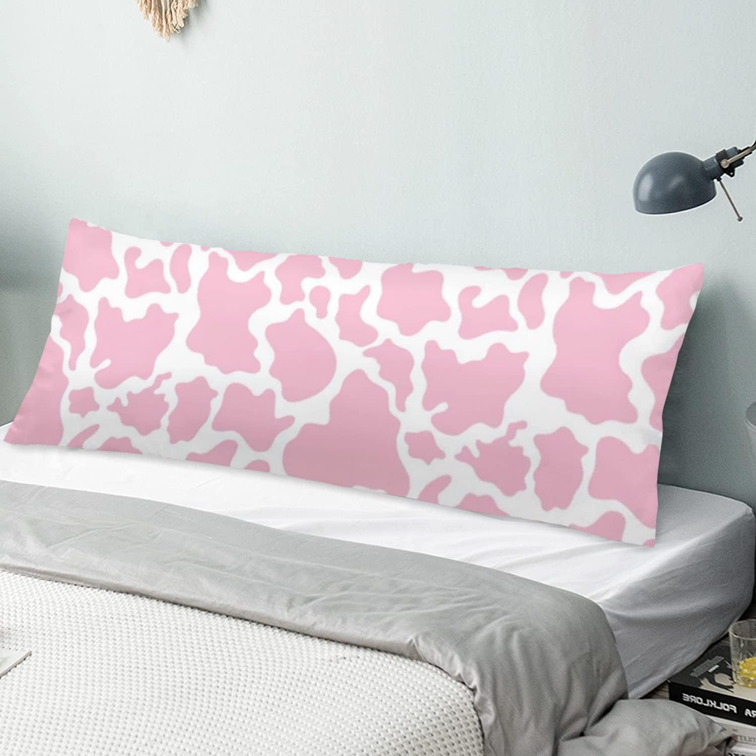 Amazon.com: Cow Print Body Pillow Cover Cute Farm Milk Cow Animal ...
