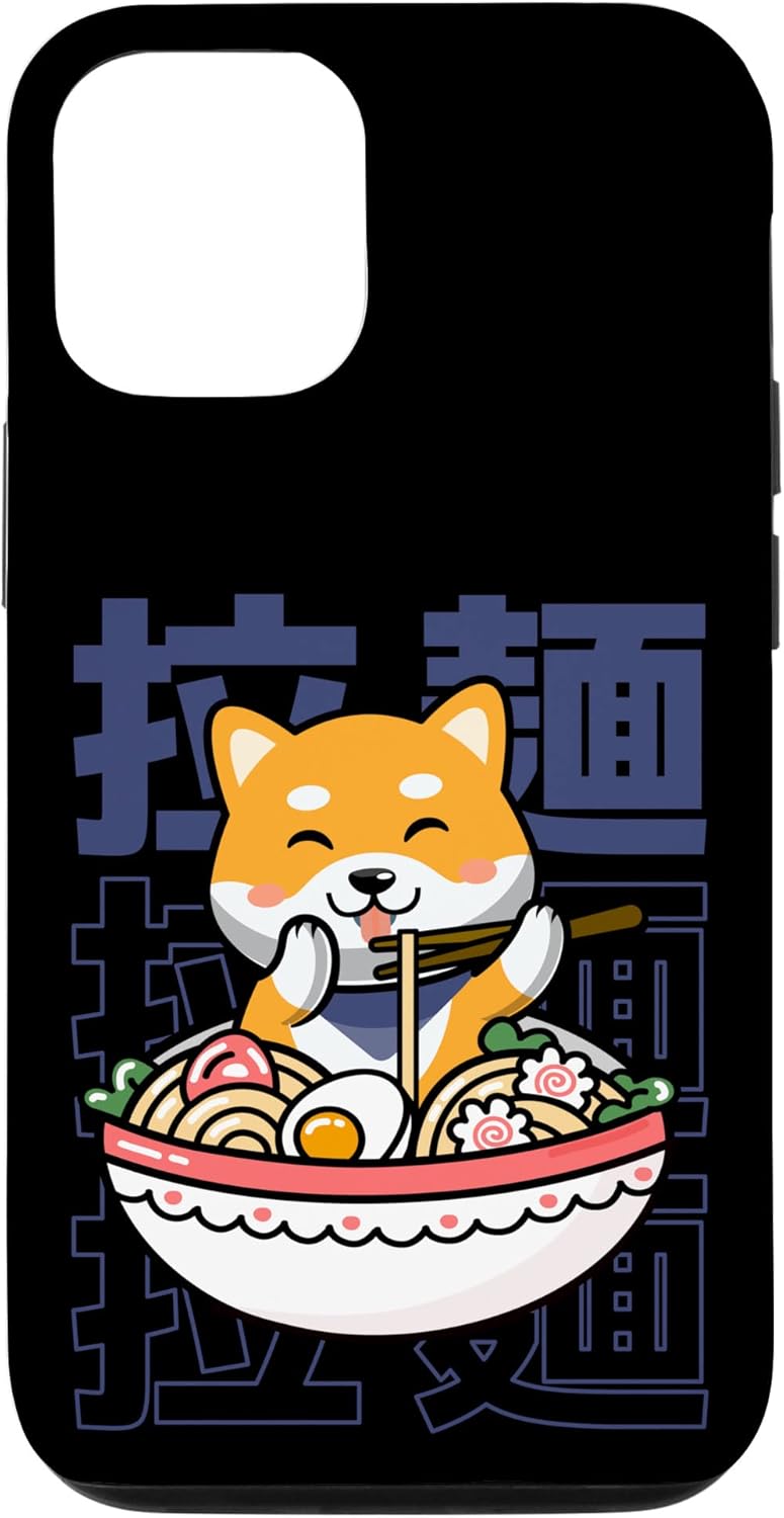 Amazon.com: iPhone 12/12 Pro Ramen Shiba Inu Kawaii Japanese Noodles ...