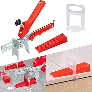 801 pcs Tile Clips 2mm Leveling System,600 Tile Gap Spacers 200 Wedge ...