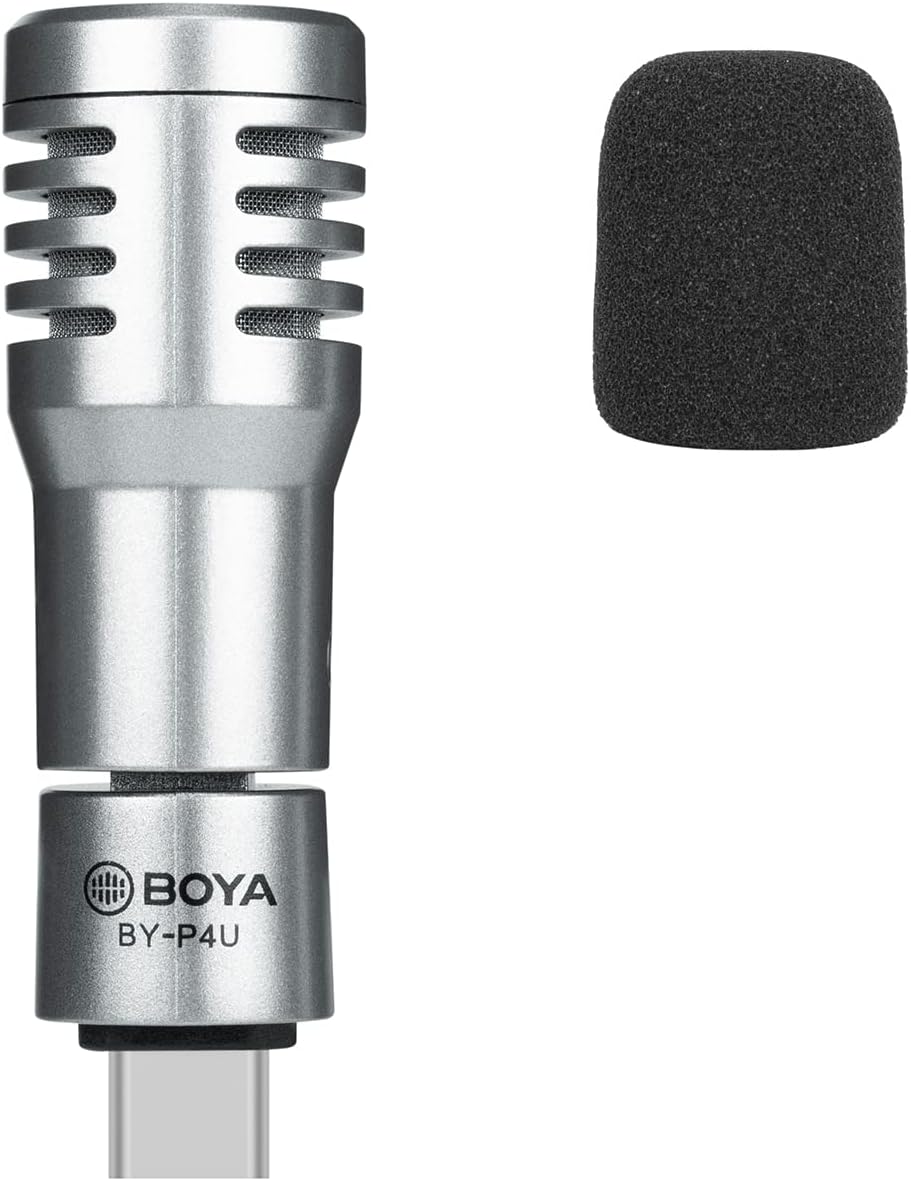 Boya Typ-C Mikrofon für Android/Laptop - BY-P4U Mini USB-C Telefon ...