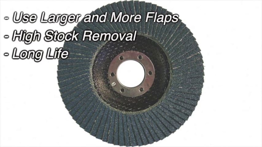 Watch SAIT 78035 Ovation Flap Disc, 6-Inch by 7/8-Inch, 36 Grit, 10 ...