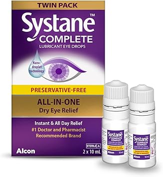 Systane Complete Preservative-Free Eye Drops For dryness, All-In-One ...