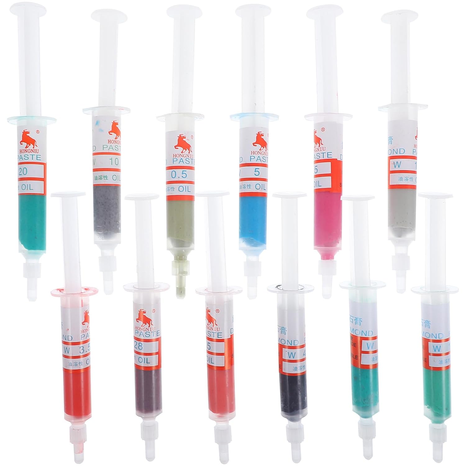 Mipcase 12pcs Diamond Polishing Compound Diamond Stropping Compound ...