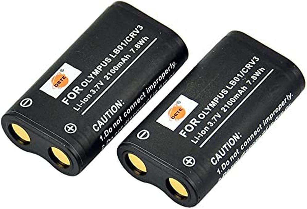 DSTE 2-Pack Rechange Batterie pour Olympus CR-V3 C3000 C3040 40Z C ...