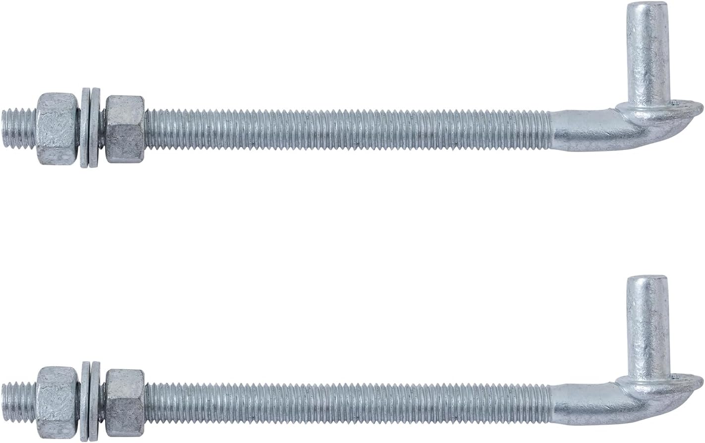 Amazon.com: VIVIDA 10" J Bolt Gate Hinge 2 Pack, Chain Link Gate Bolt ...