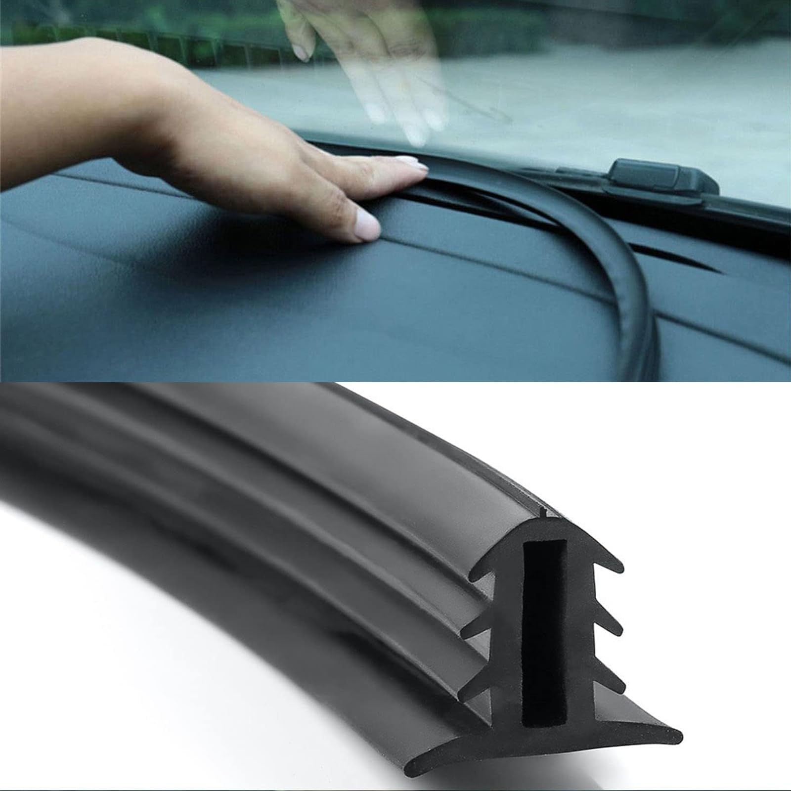 Amazon.com: Wogomz 5.24Ft Car Seal Strip for Dashboard, Rubber Seal ...