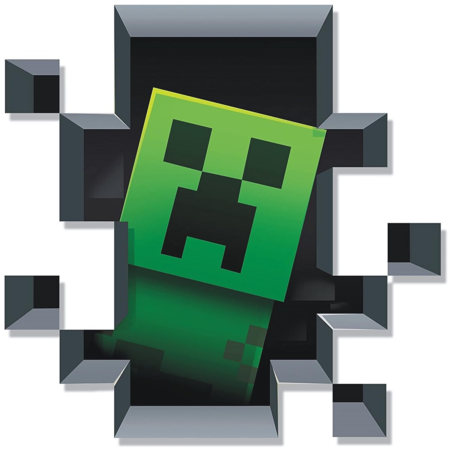 Minecraft Creeper Wall Sticker Poster : Amazon.in: Home & Kitchen