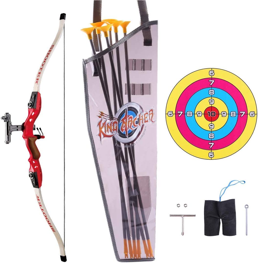 Toyslance Toy Archery Bow and Arrow Set for Kids - Four Suction Cup ...