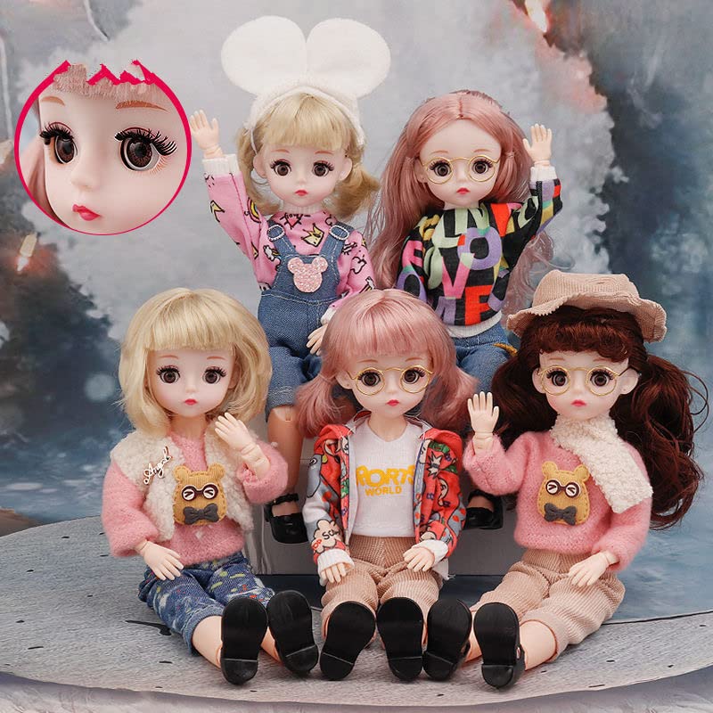 DSR 30CM Smart Doll 12Inch Ball Jointed Doll Toys (2 Piece Set ) with ...