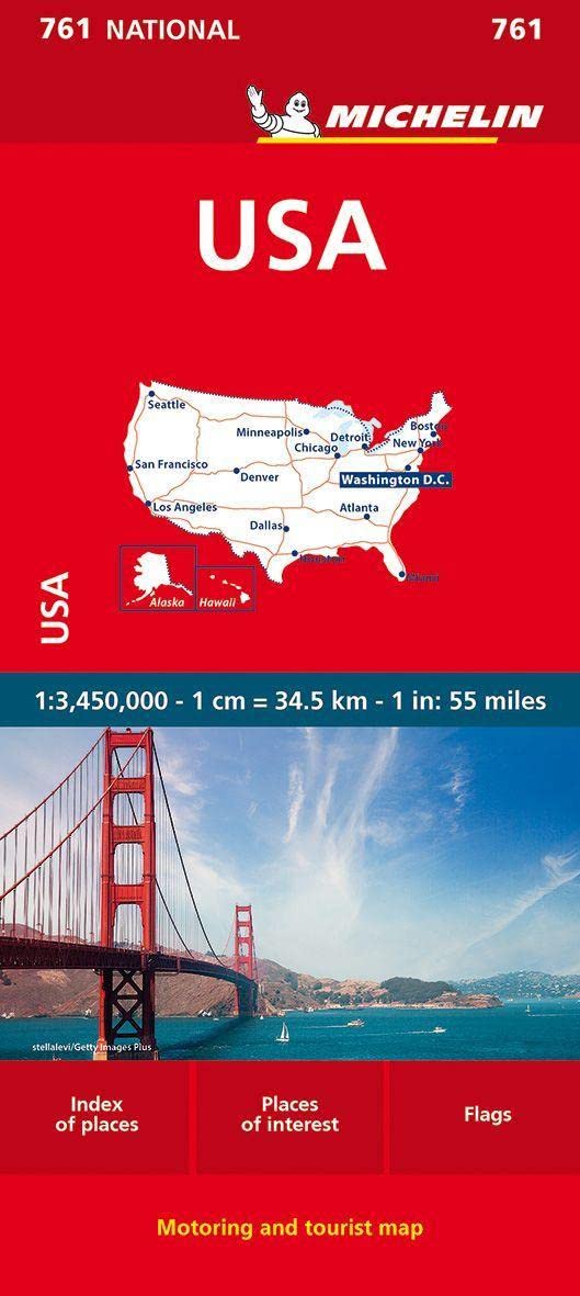 Michelin USA Road Map 761 (Maps/Country (Michelin)) : Michelin Travel ...