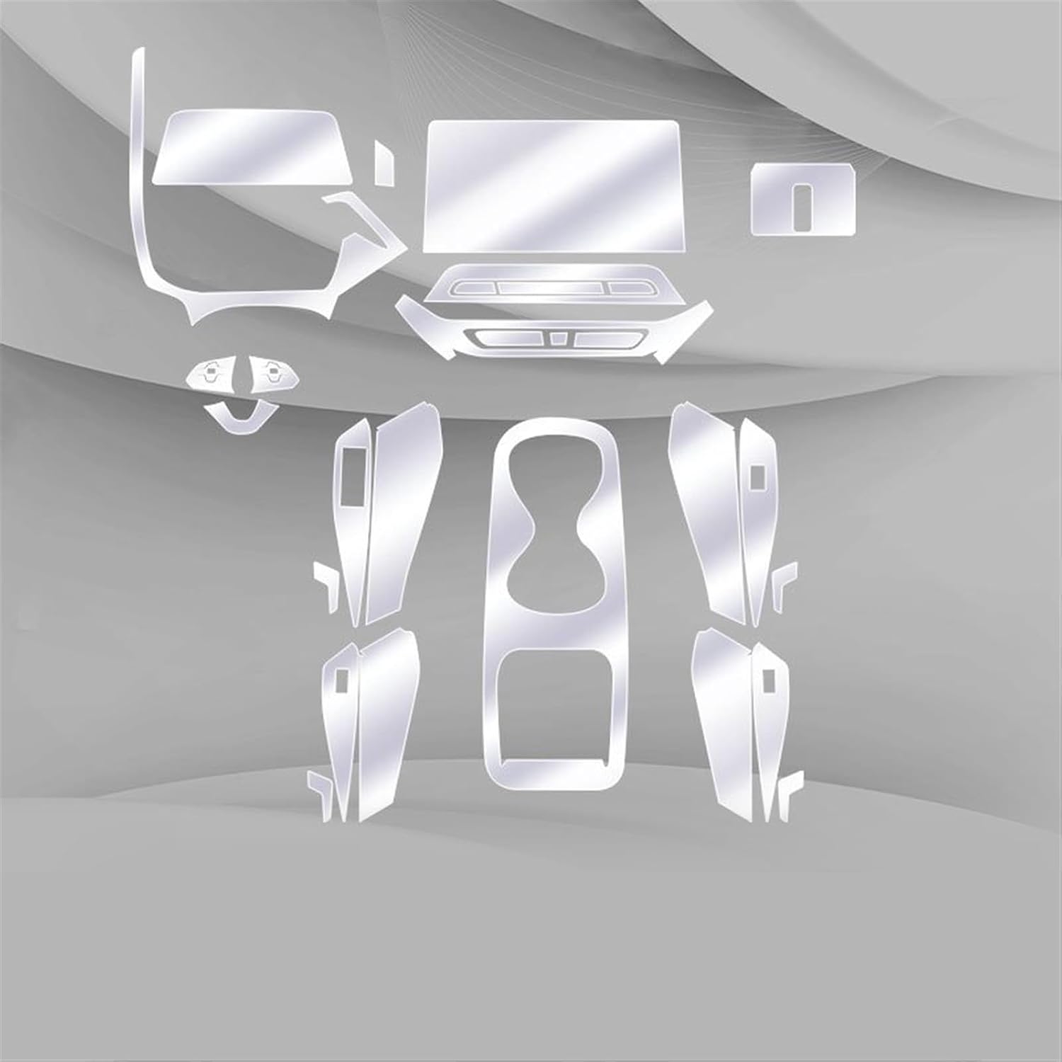 NOLLAM Interior protection Transparent Film For ID3 Car Interior ...