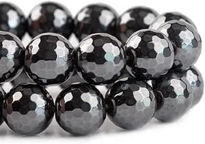 Amazon.com: MEYYI Black Gallstone Loose Beads DIY Handmade Jewelry ...