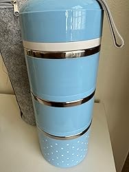 Amazon.com: Tebery Stackable Thermal Lunch Box, 3 Tier Portable ...