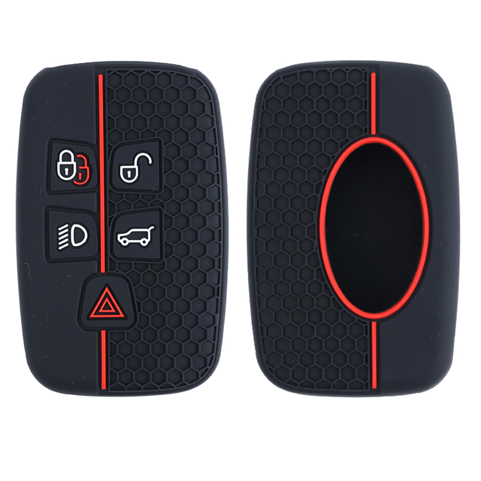 Amazon.com: for Land Rover Key Fob Cover 2 PCS Silicone Car Key Fob ...
